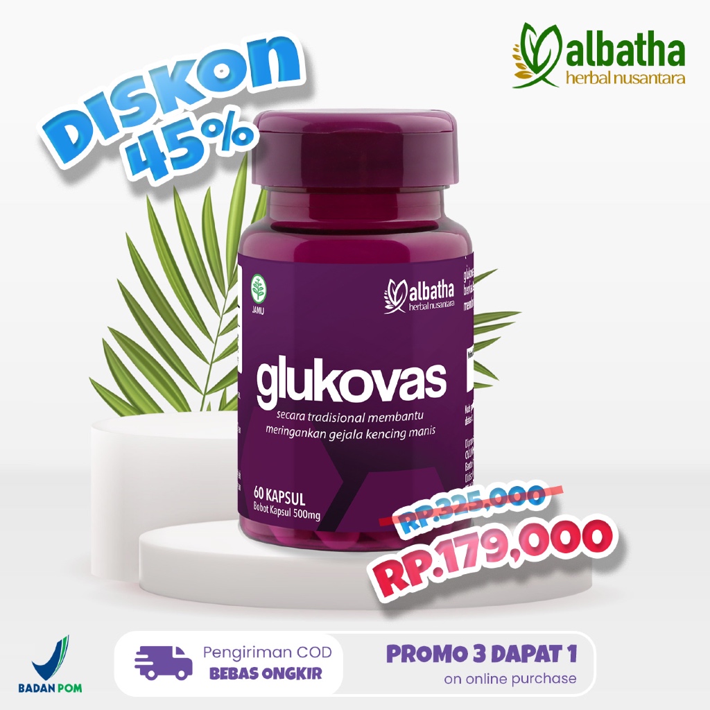 Jual Glukovas - Obat Diabetes Herbal Membantu Menurunkan Gula Darah dan ...