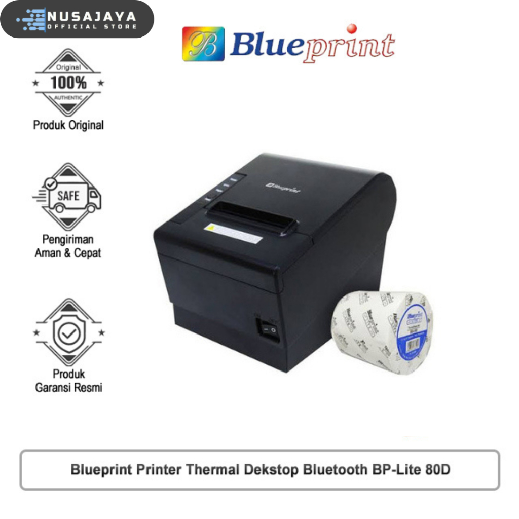 Jual Blueprint Printer Thermal Dekstop Bluetooth BP-Lite 80D | Shopee ...