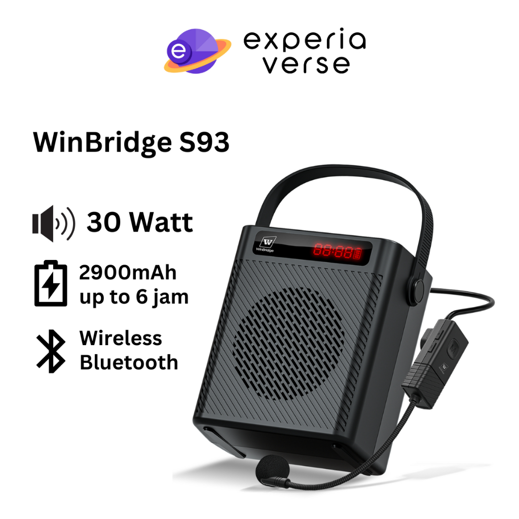 Jual WinBridge S93 Wireless Voice Amplifier Portable PA System Speaker ...