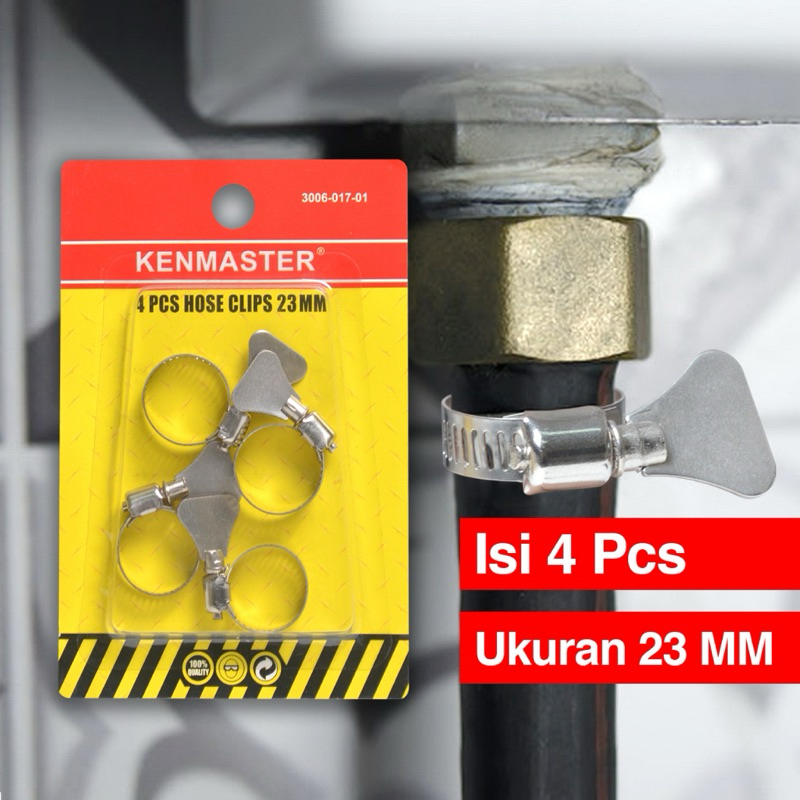 Jual KENMASTER Klem Selang Set 4 Pcs Model Kuping Hose Clamp Set ...