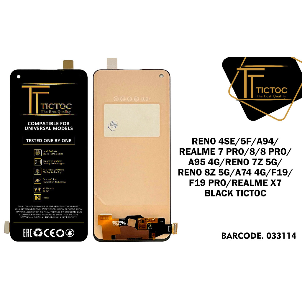 Jual LCD+TS RENO 4SE/RENO 5F/REALME 7 PRO / REALME 8 PRO/REALME 8/A95 ...