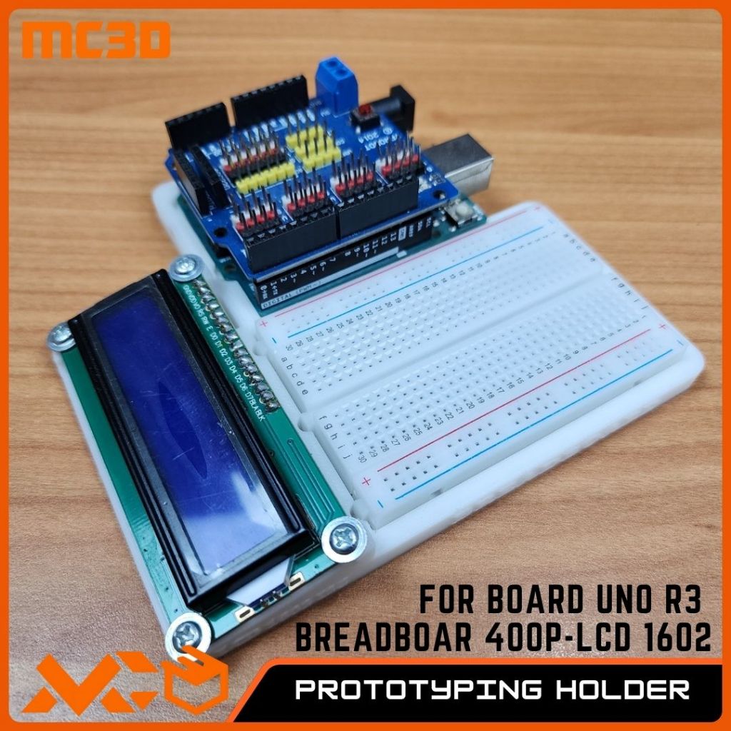 Jual BASE PLATE BASEPLATE ARDUINO UNO BOARD PROTOTYPING HOLDER ...