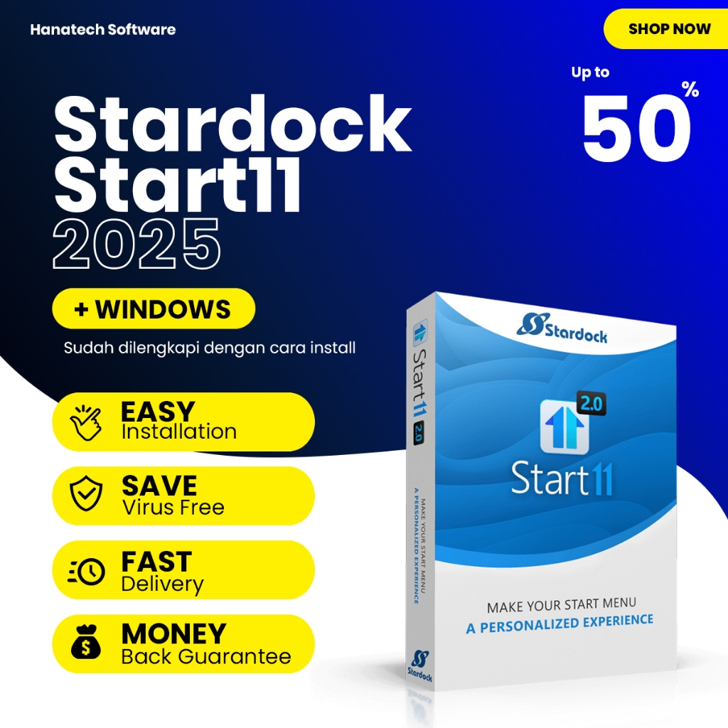 Jual Stardock Start11 2025 Latest Full Version | Lifetime | Customize ...
