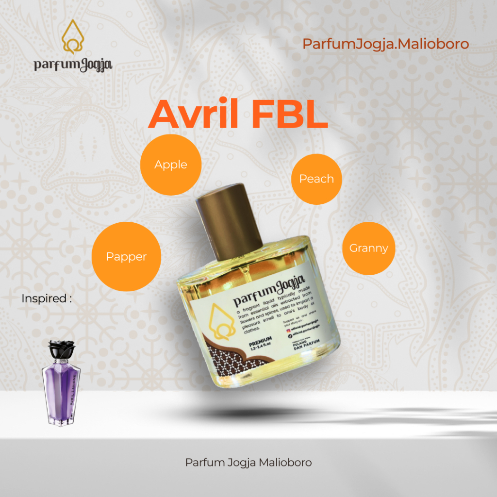 Jual Parfum Jogja Malioboro - AVRILLO F - Premium - EDP - Aroma Fresh ...