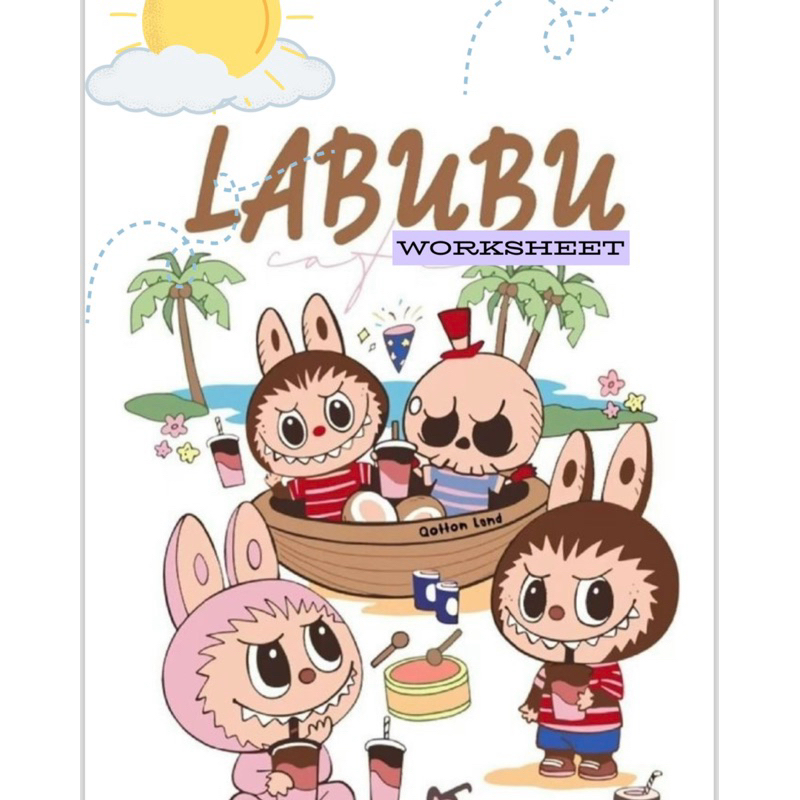 Jual 50LBR WORKSHEET LABUBU | Shopee Indonesia