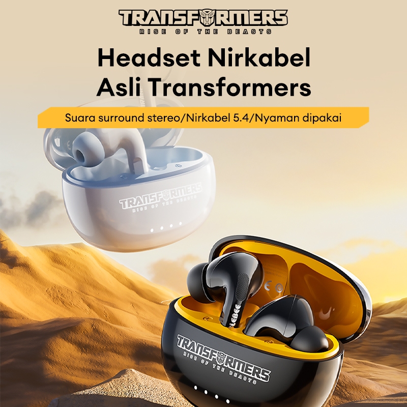 Jual Monster x Transformers TF-T66 TWS Earphone Bluetooth 5.4 HiFi ...