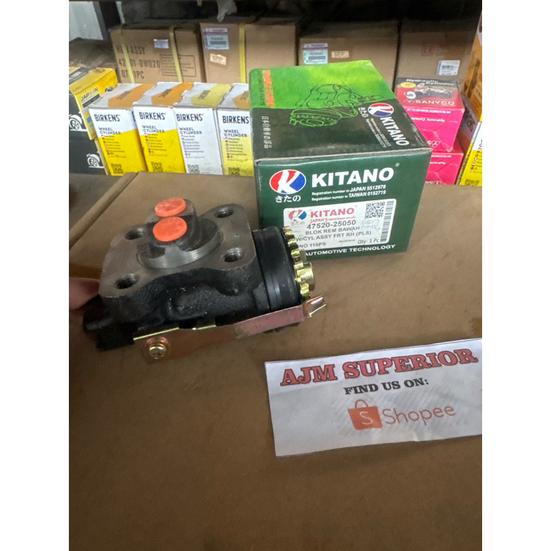 Jual Wheel Cylinder Master Rem Roda Depan Rino 14B Dyna 115 Kanan Polos Kitano | Shopee Indonesia