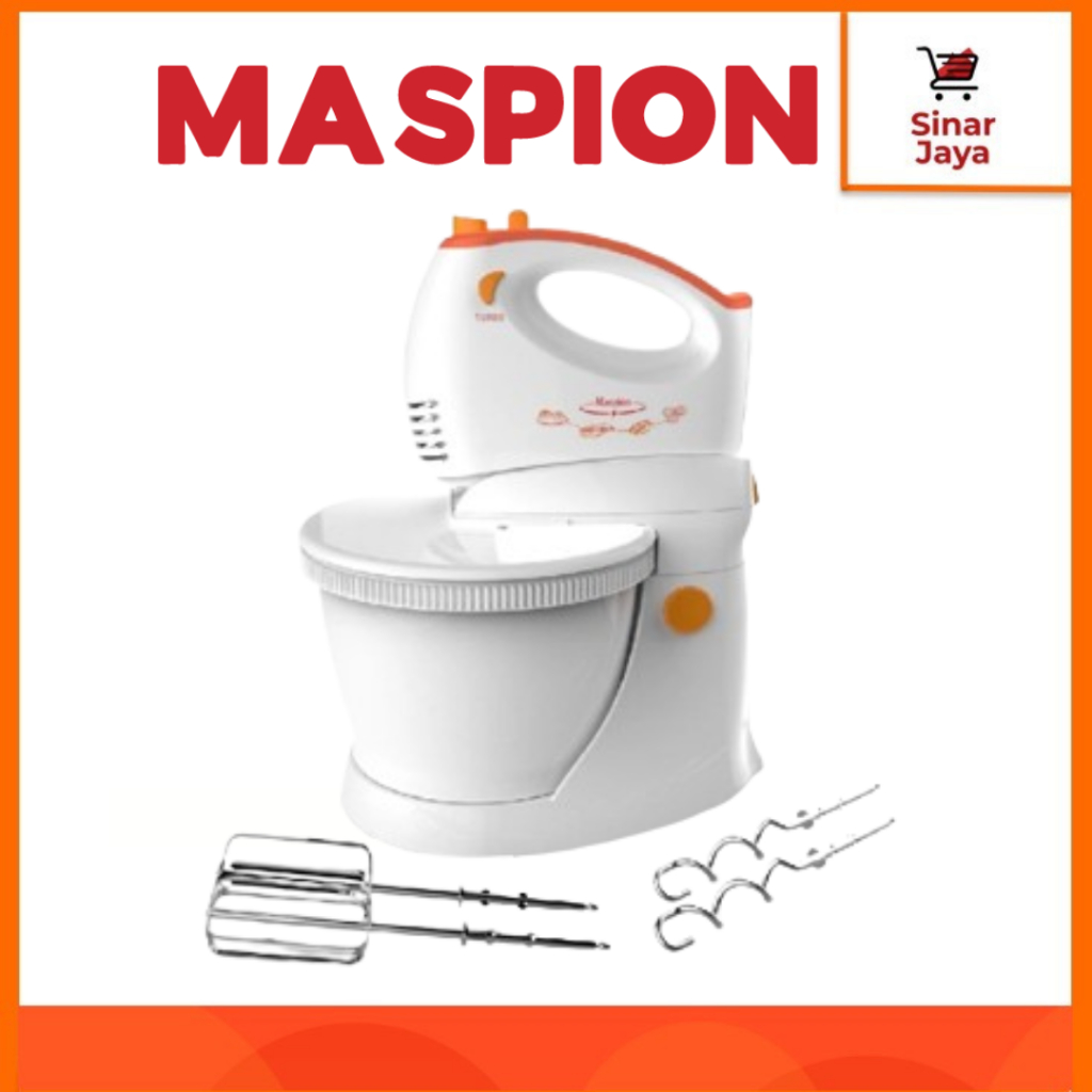 Jual MASPION MT-1194 Stand Mixer / Pengaduk Kue Elektrik Dengan Mangkok ...