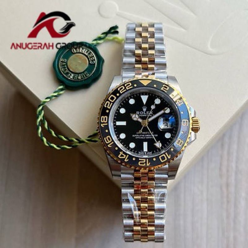 Jual JAM ROLEX GMT MASTER II MISTO JUBILEE 40MM AUTOMATIC SAPPHIRE BODY ...