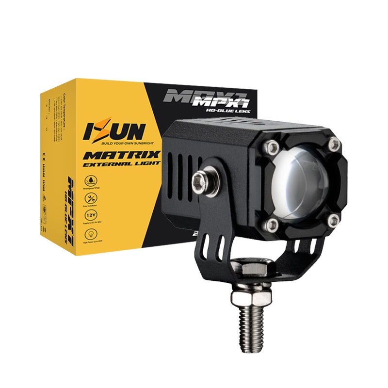 Jual ISUN LED MPX1 Mini Projie 1 Mata dengan Blue Lens dan Kipas DC9 ...