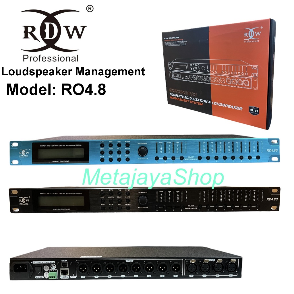 Jual Digital Audio Processor RDW RD4.8 - Complete Equalization ...