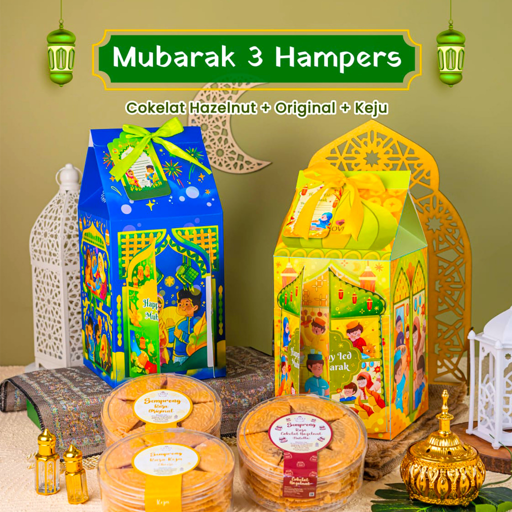 Jual 2025 Lebaran — Mubarak 3 — Loves Semprong Nutella + Ori + Cheese ...