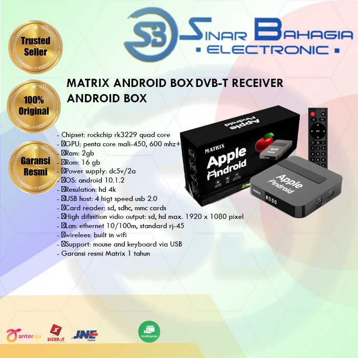 Jual MATRIX ANDROID BOX DVB-T RECEIVER ANDROID BOX (NEW) | Shopee Indonesia