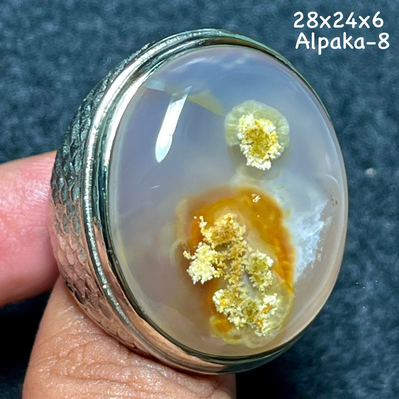 Jual Cincin Batu Akik Natural Anggur Baturaja (Asli Alam) | Shopee ...