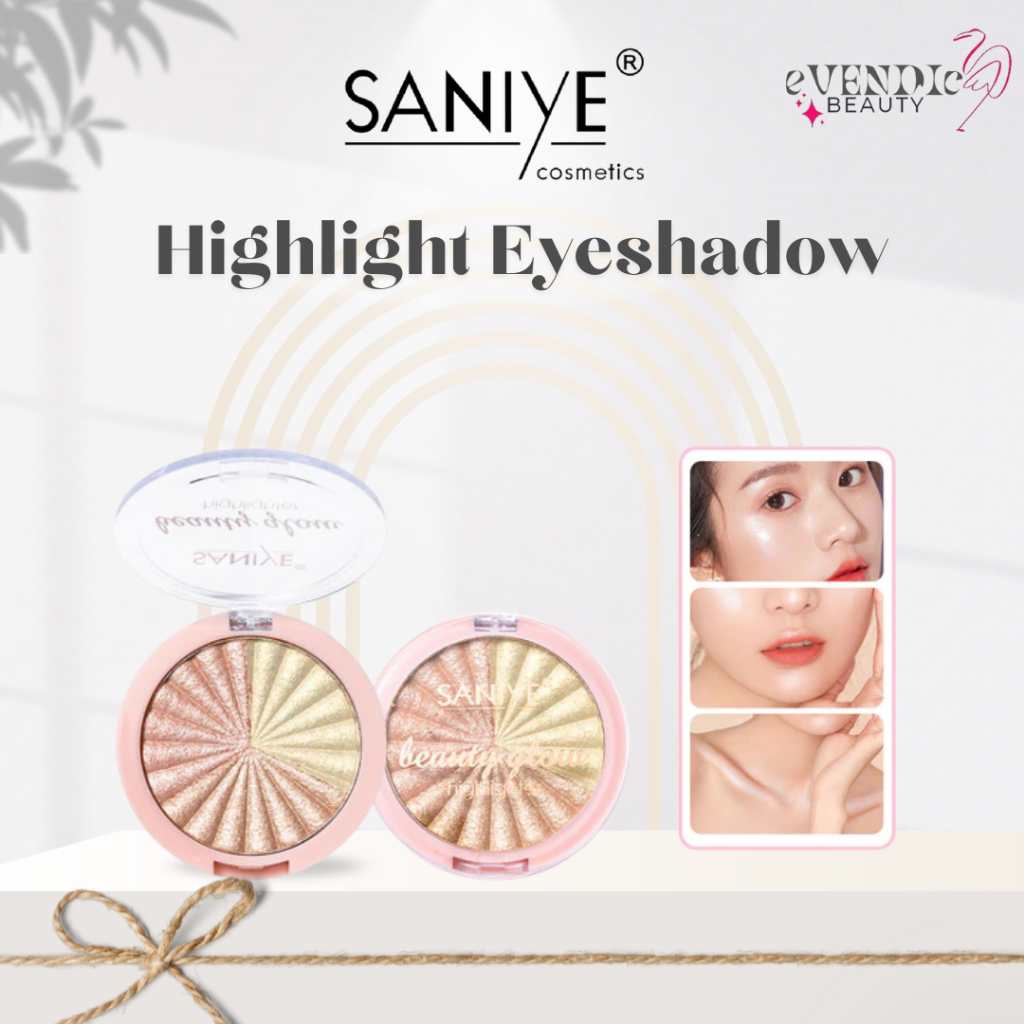 Jual READY SANIYE [ BPOM ] 5 Warna Glitter Highlighter Wajah Highlight ...