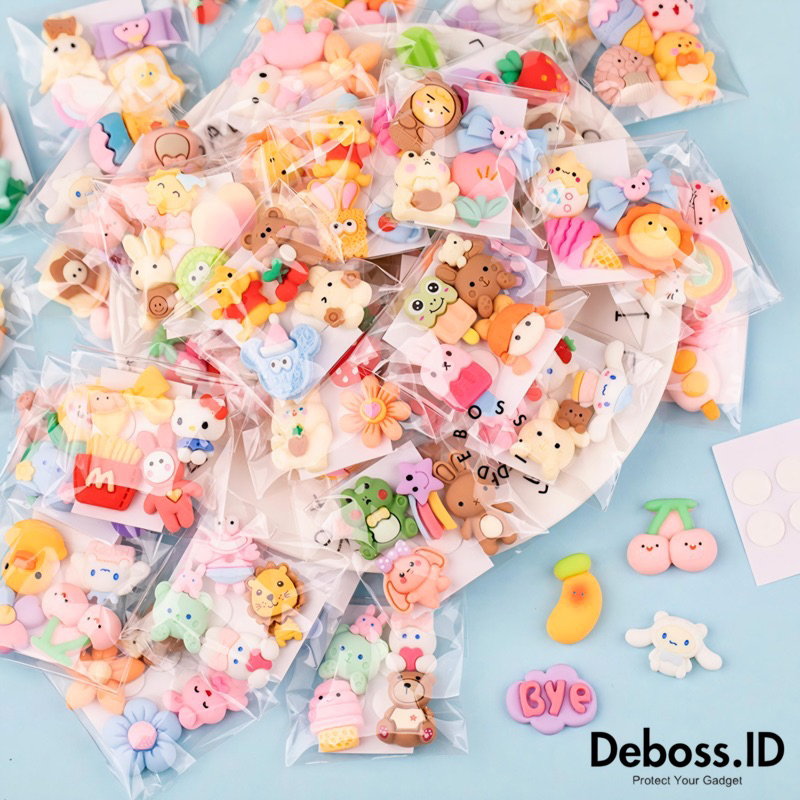 Jual Stiker tempelan 3D Free Lem (1 Set 4pcs) Tempelan timbul 3D Lucu ...