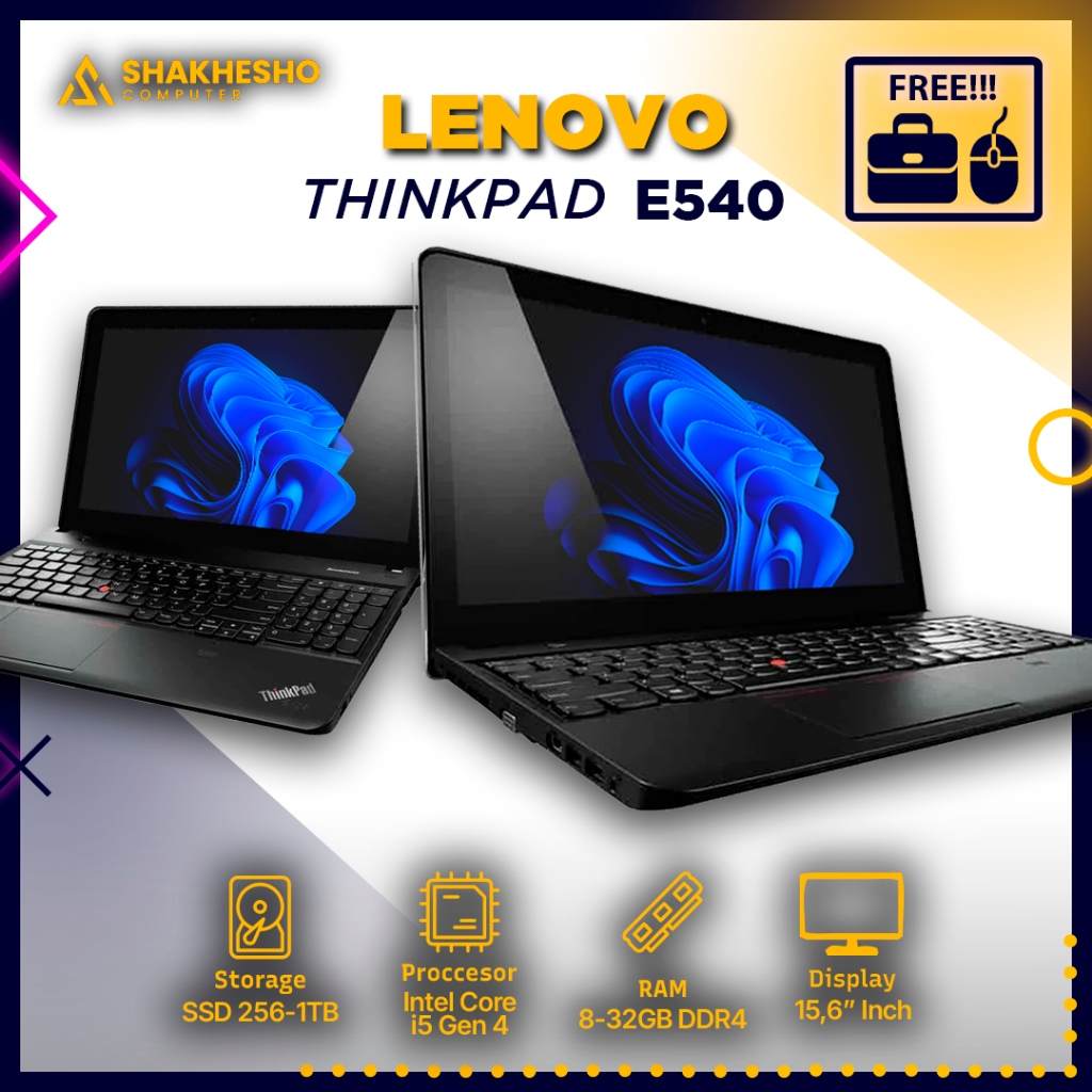 Jual Laptop Lenovo Thinkpad E540 / Core i5 Gen 4 l Ram 8 GB / SSD 256 ...