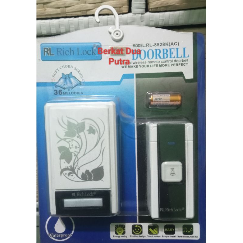 Jual Bell Pintu DOORBELL RL RichLock 8528K (DC) | Shopee Indonesia