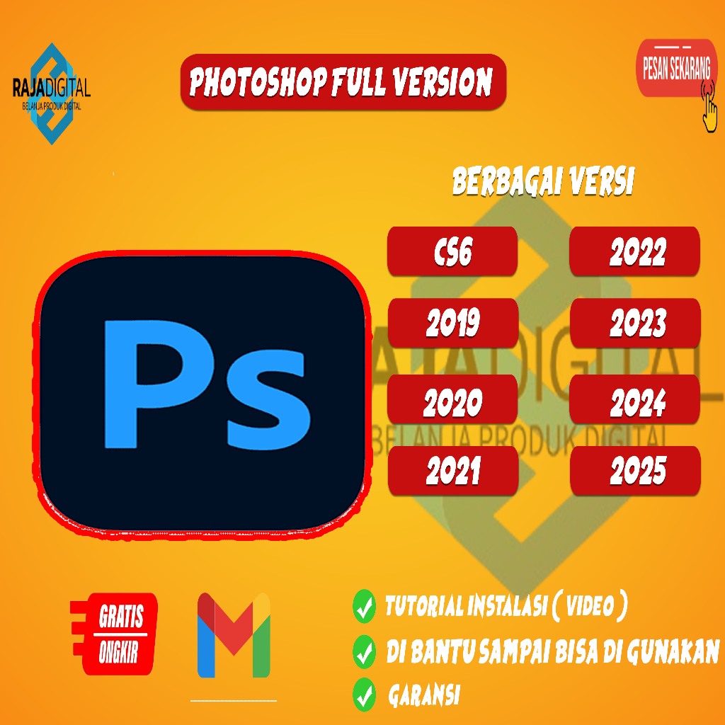 Jual (PS) PHOTOSHOP ADOBE FULL VERSION 2025 2024 2023 2022 2021 2020 ...