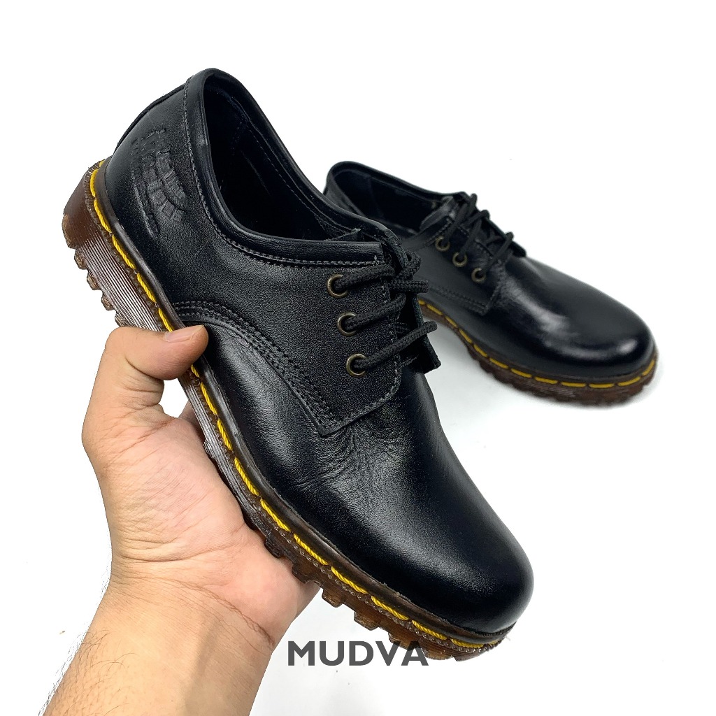 Jual Sepatu Boot Wanita Docmart Stylish Casual Kulit Asli MD7010 ...
