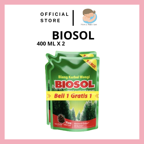 Jual Biosol Karbol Wangi Pouch 400ml x2 / 700ml x2 - Pembersih Lantai ...