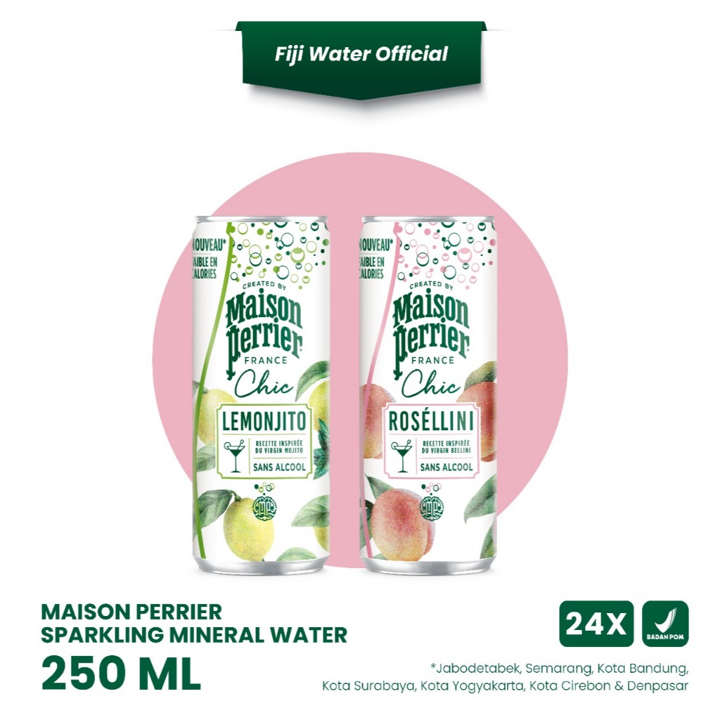 Jual [OFFICIAL STORE] Maison Perrier Carbonated Sparkling Mineral Water ...