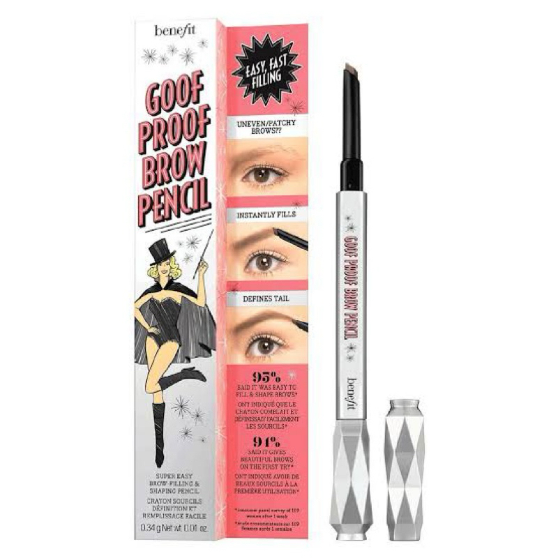 Jual BENEFIT GOOF PROOF BROW PENCIL WARM LIGHT BROWN 3 | Shopee Indonesia
