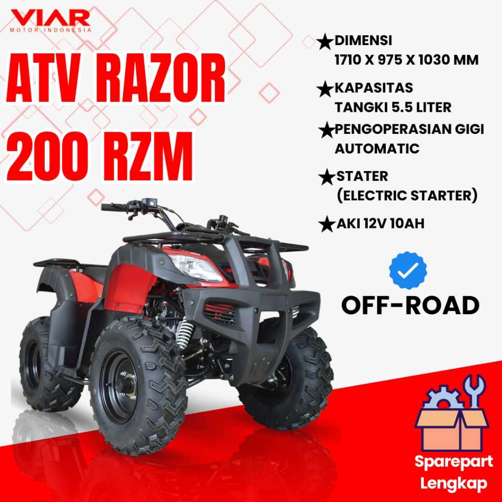 Jual ATV RAZOR 200 RZM | Shopee Indonesia