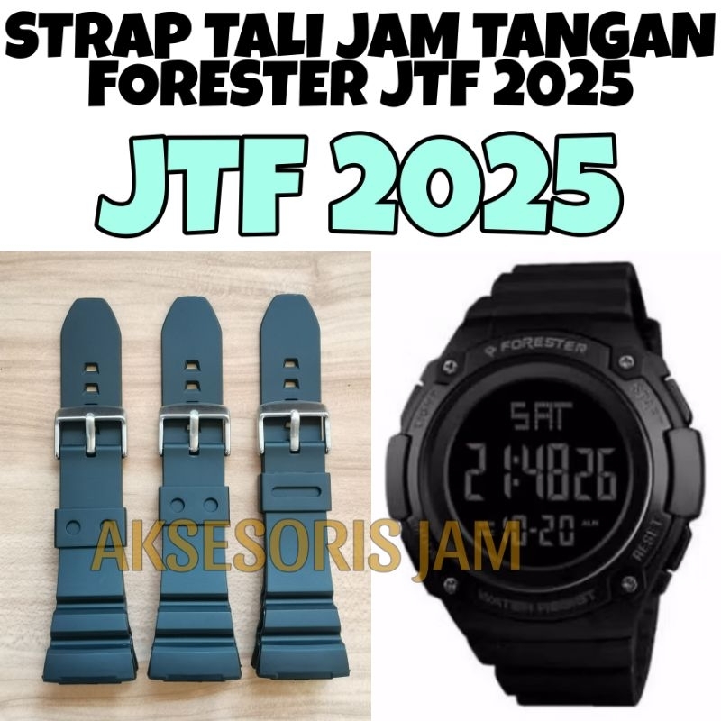Jual Strap / Tali Pengganti jam FORESTER JTF 2025 JTF2025 JTF-2025 ...