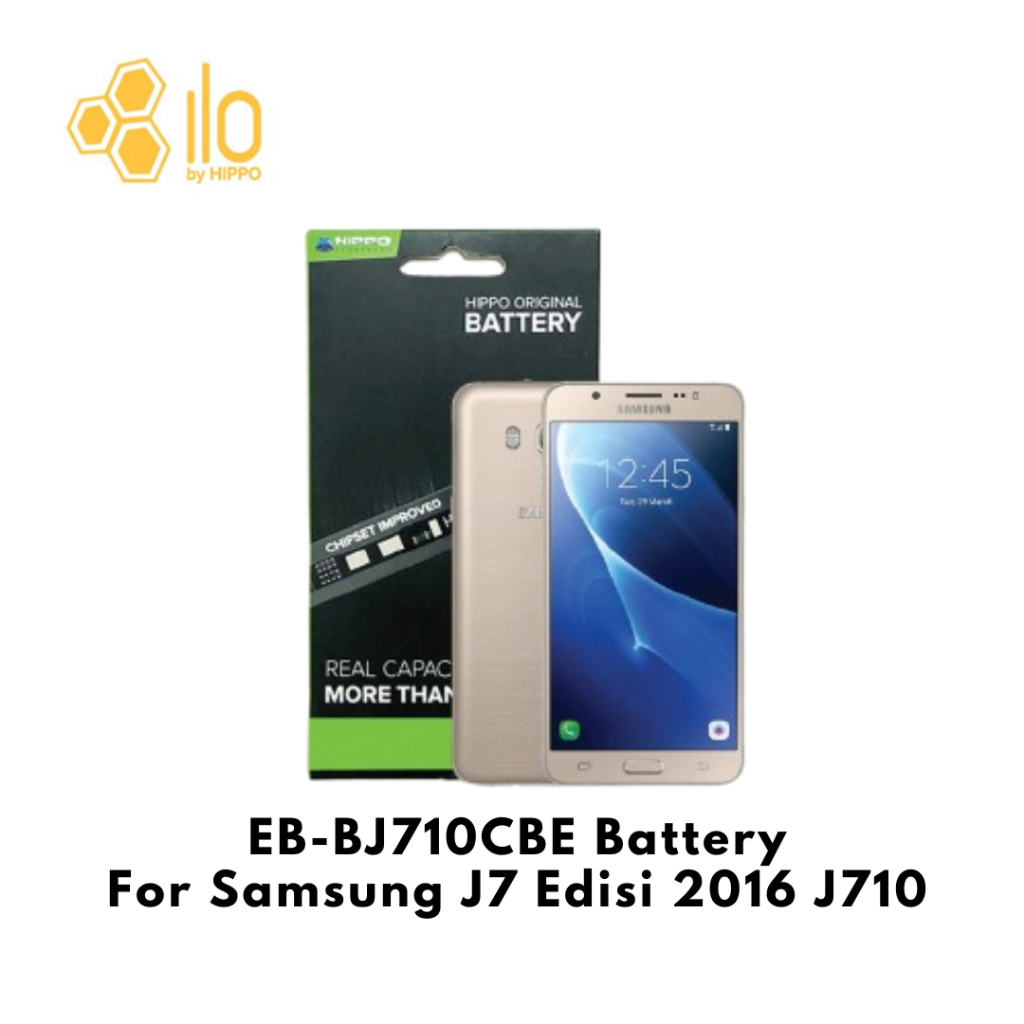 Jual Hippo Baterai SAMSUNG EB-BJ710CBE J7 EDISI 2016 J710 2900mAh Battery Batere Batrai Batre ...