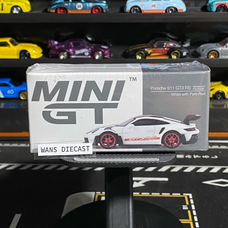 Jual Mini GT Porsche 911 GT3 RS White With Pyro Red | Shopee Indonesia