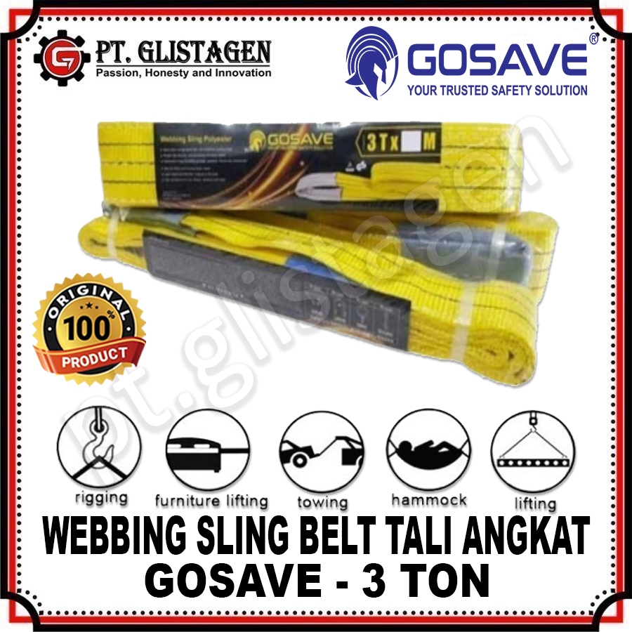 Jual Webbing Sling 3 Ton X 4 Meter | Shopee Indonesia