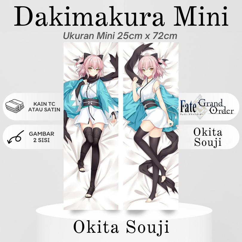 Jual DAKIMAKURA MINI OKITA SOUJI Fate Grand Order Bantal Anime Waifu ...