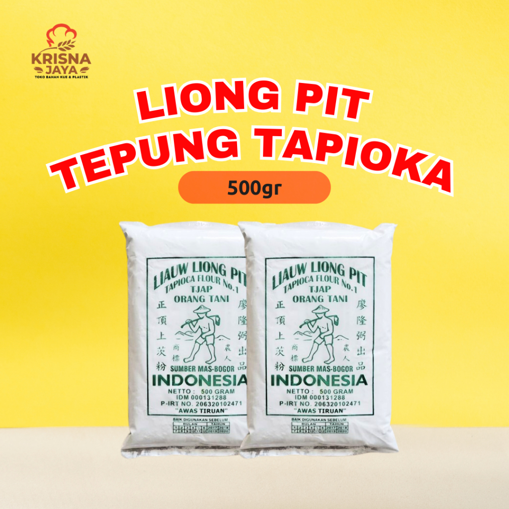 Jual Tepung Tapioka Liong Pit Cap Orang tani 1kg | Shopee Indonesia