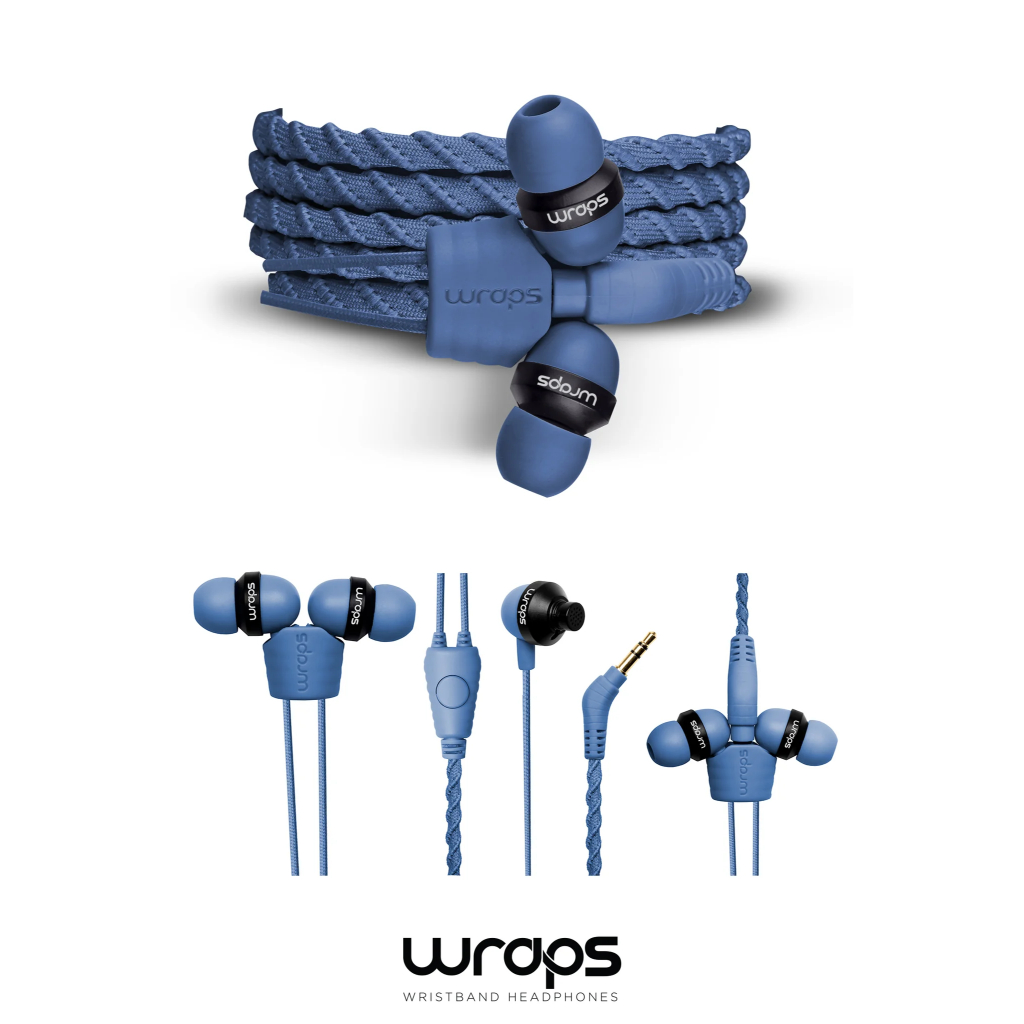 Jual Vinero Cordy Wraps Braided Earphone In Ear Magnetic Wrist Headset ...