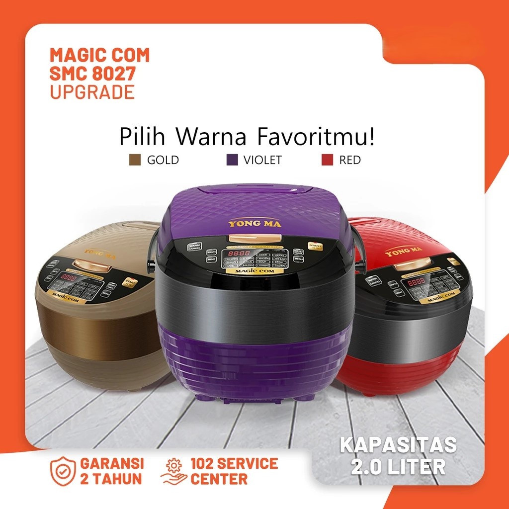 Jual Yongma Magic Com SMC 8027 Digital Rice Cooker Yong Ma SMC-8027 ...