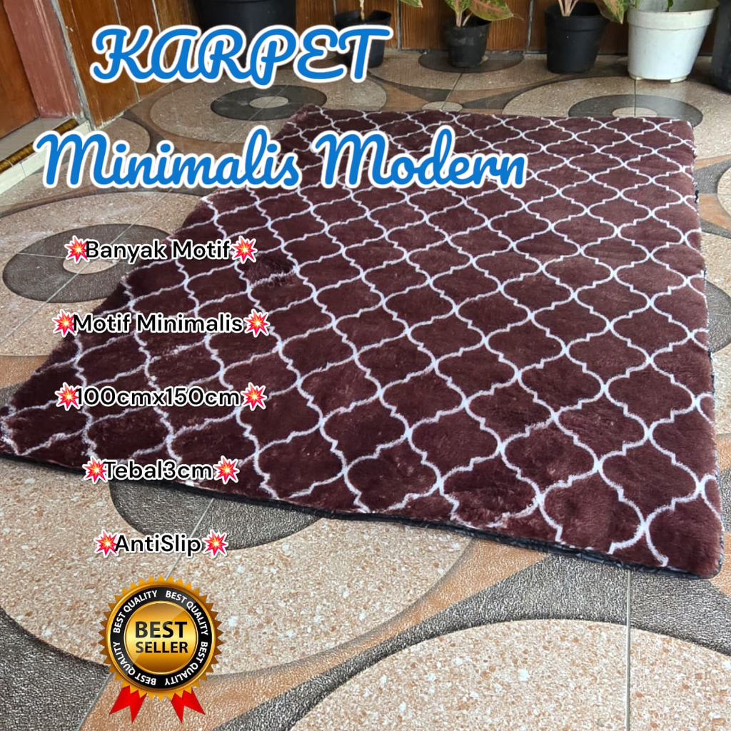 Jual Karpet Tebal Uk 100 cm x 150 cm dengan Desain Minimalis: Pilihan Tepat untuk Setiap Ruang ...