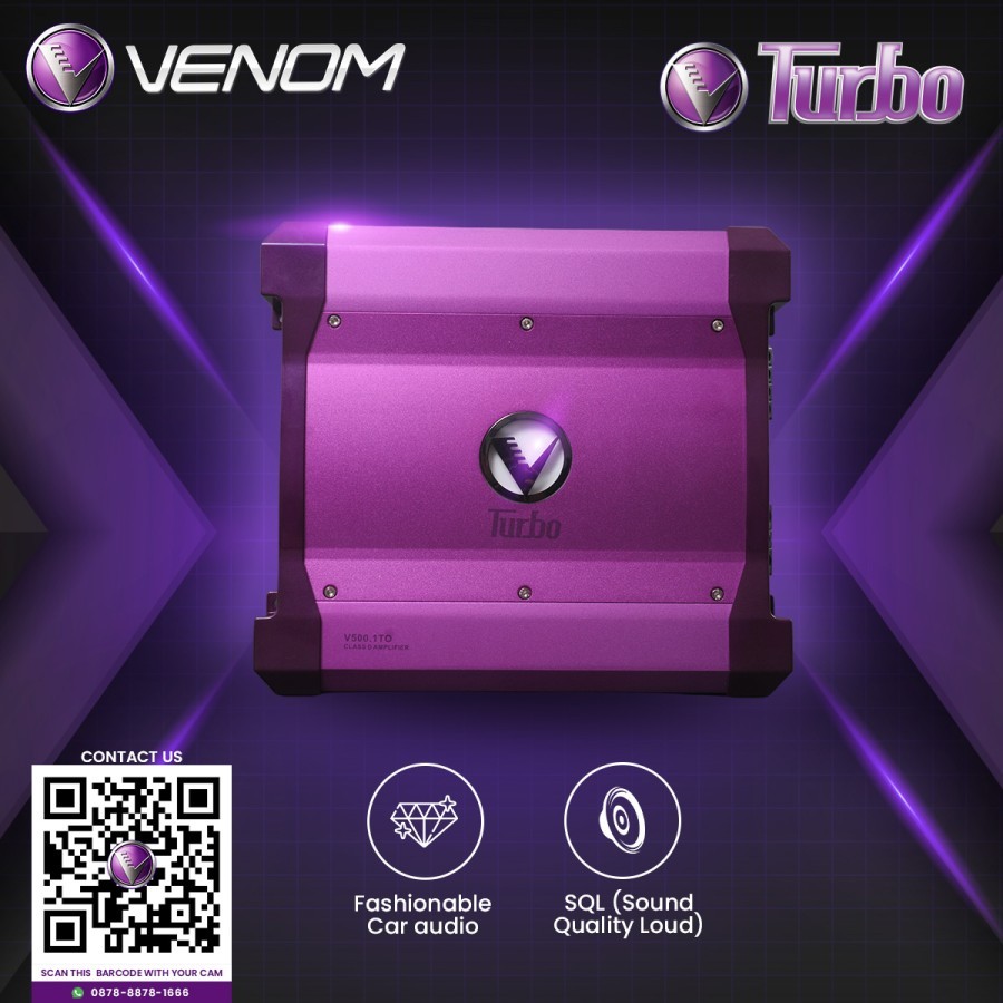 Jual POWER MONOBLOCK / MONOBLOK VENOM TURBO V 500.1 TO / V500.1TO ...