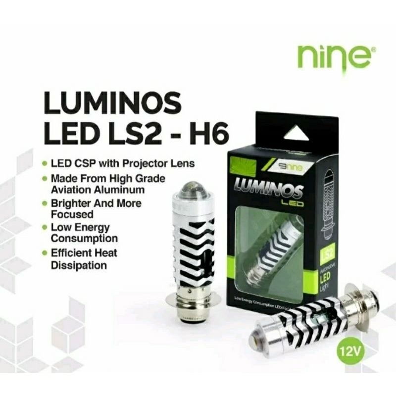 Jual Lampu LED Laser Luminos NINE H6 Cocok Smua Motor Bebek Metik ...