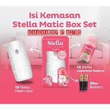 Jual STELLA Matic Spray Box Set Cherry Blossom 225ml Pengharum Ruangan ...