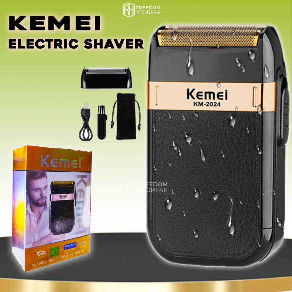 Jual BEST SELLER Alat Mesin Cukur Kumis Jenggot Kemei KM-2024 Original Electric shaver ...