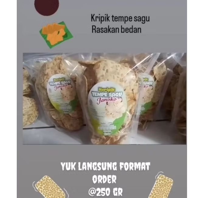 Jual kripik tempe sagu khas Trenggalek | Shopee Indonesia