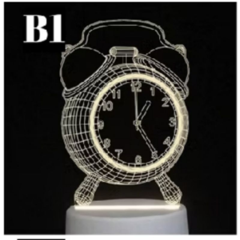 Jual LAMPU TIDUR LAMPU HIAS 3 DIMENSI LED MOTIF KARAKTER | Shopee Indonesia