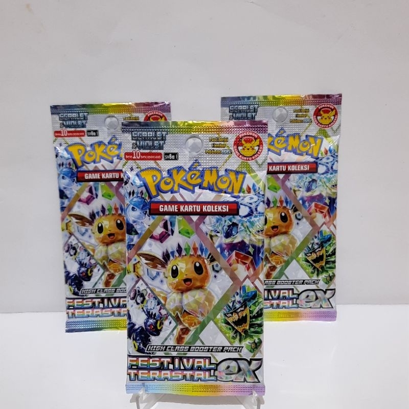 Jual festival terastal booster pack | kartu pokemon original | Shopee Indonesia
