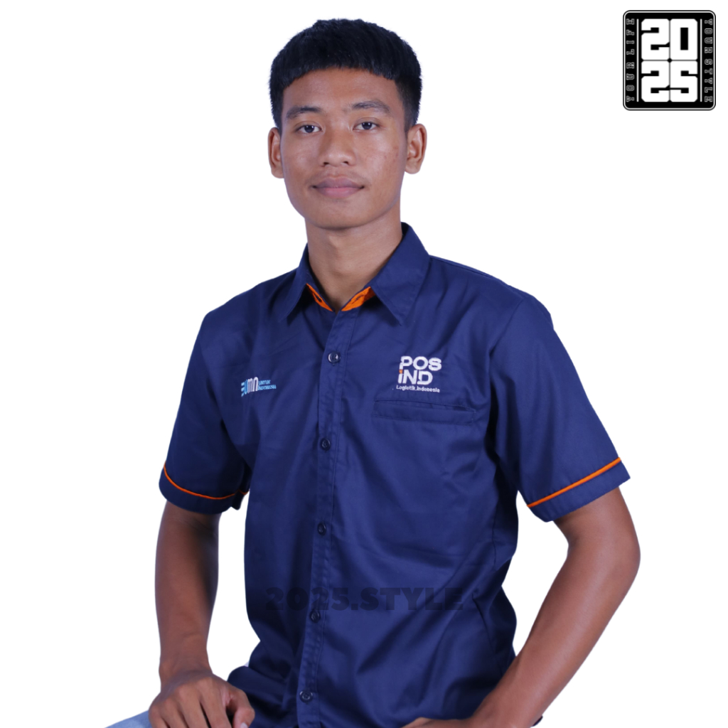 Jual Kemeja Pos Indonesia Terbaru / Baju Kantor Pos Indonesia / Baju ...