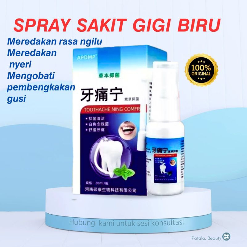Jual OBAT SAKIT GIGI SPRAY MULUT ATASI GIGI NGILU BERLUBANG BAU MULUT ...