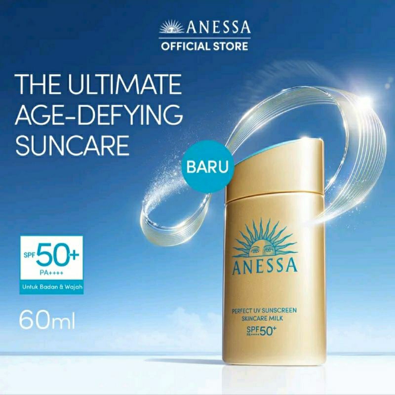 Jual Anessa - perfect UB sunscreen skin care milk SPF PA++++ 60ml ...