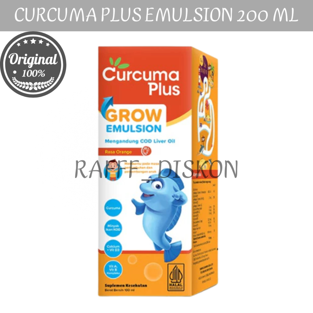 Jual CURCUMA PLUS EMULSION 200 ML | Shopee Indonesia