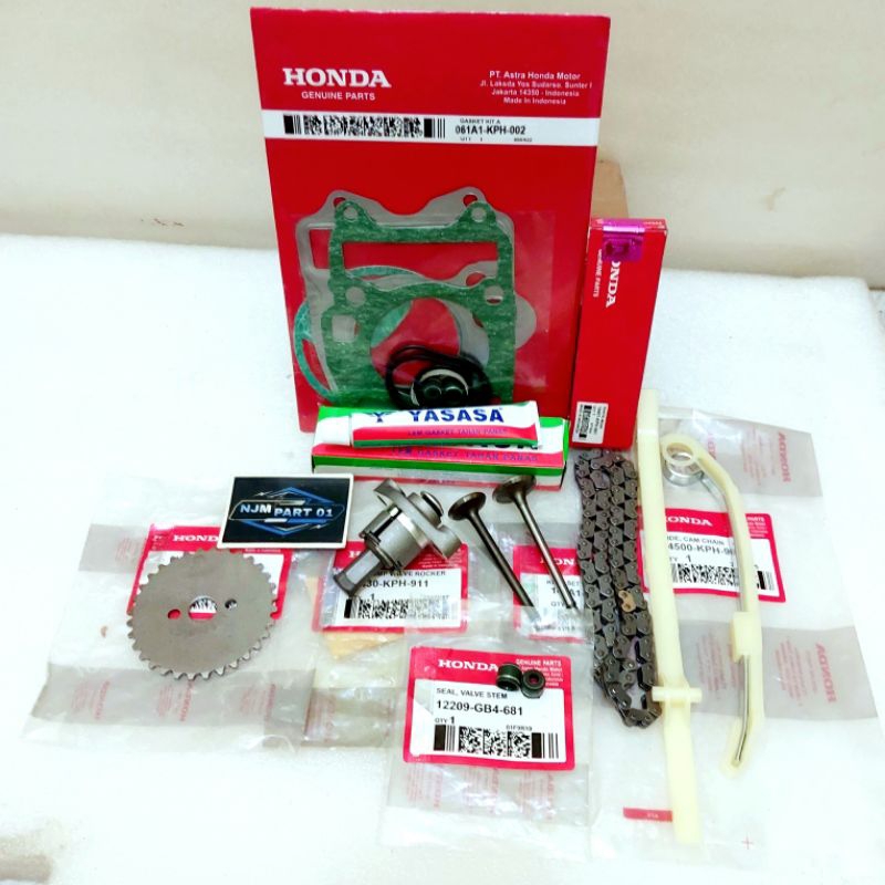 Jual Paket Rantai Keteng Lengkap 8 Item Supra X 125 Kharima Kirana KPH ...