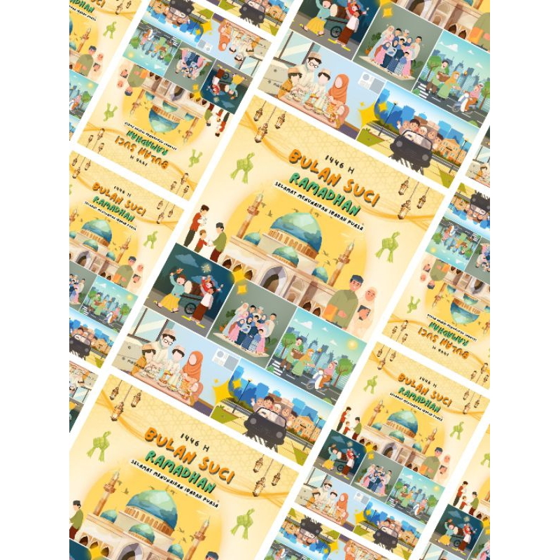 Jual Poster Bulan Ramadhan 1446H | Shopee Indonesia